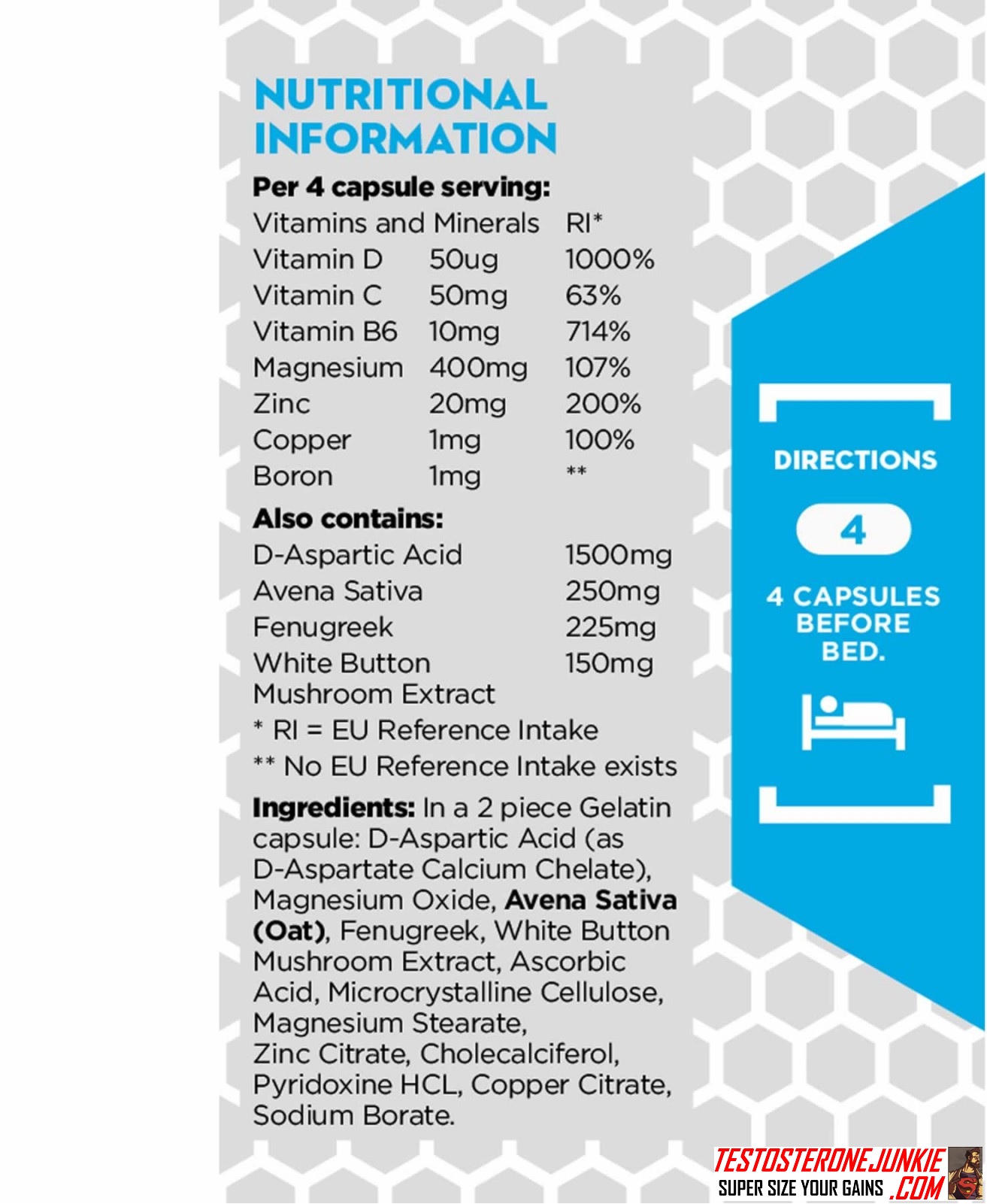 Adapt Nutrition Testo+ Testosterone Booster Review • T E S T O S T E R ...